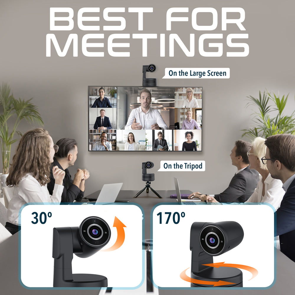 Delton C68 PTZ Ultra HD 4K Webcam with AI Tracking