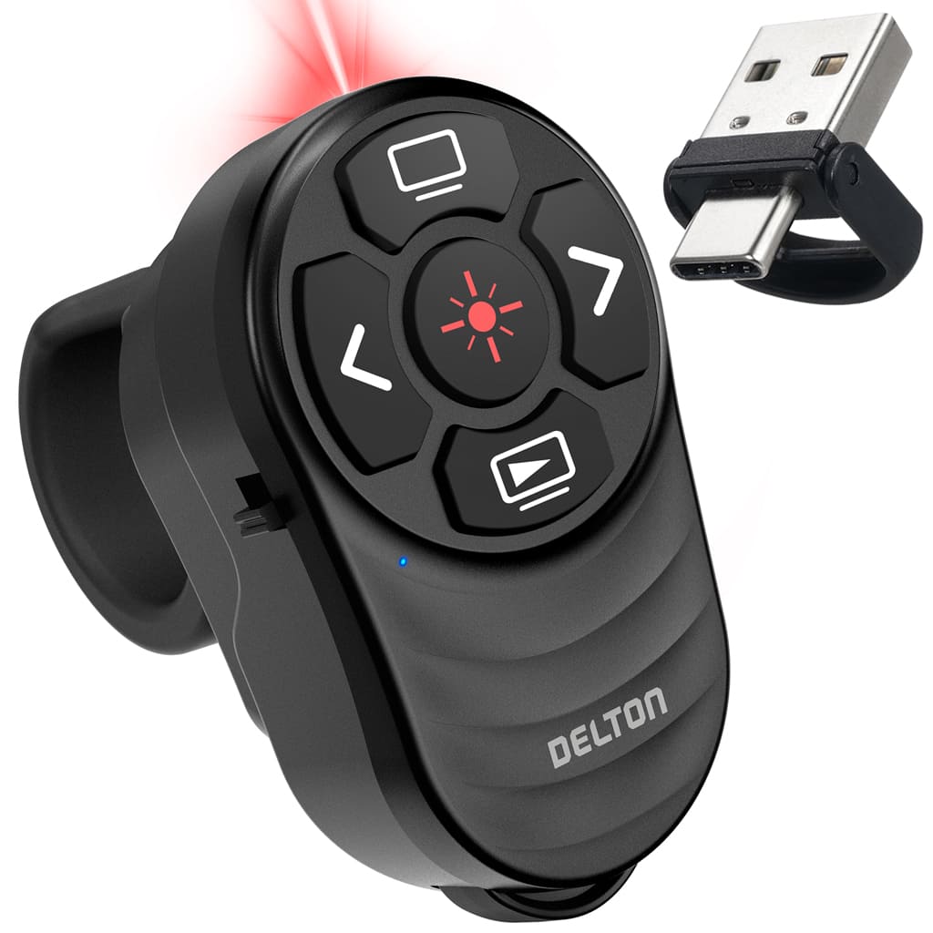 Delton P48 Wireless Presentation Finger Laser Pointer